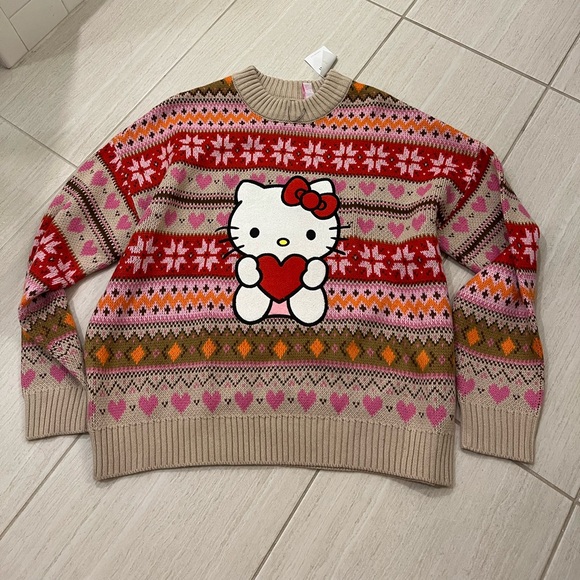 Forever 21 | Sweaters | Hello Kitty Fair Isle Sweater | Poshmark